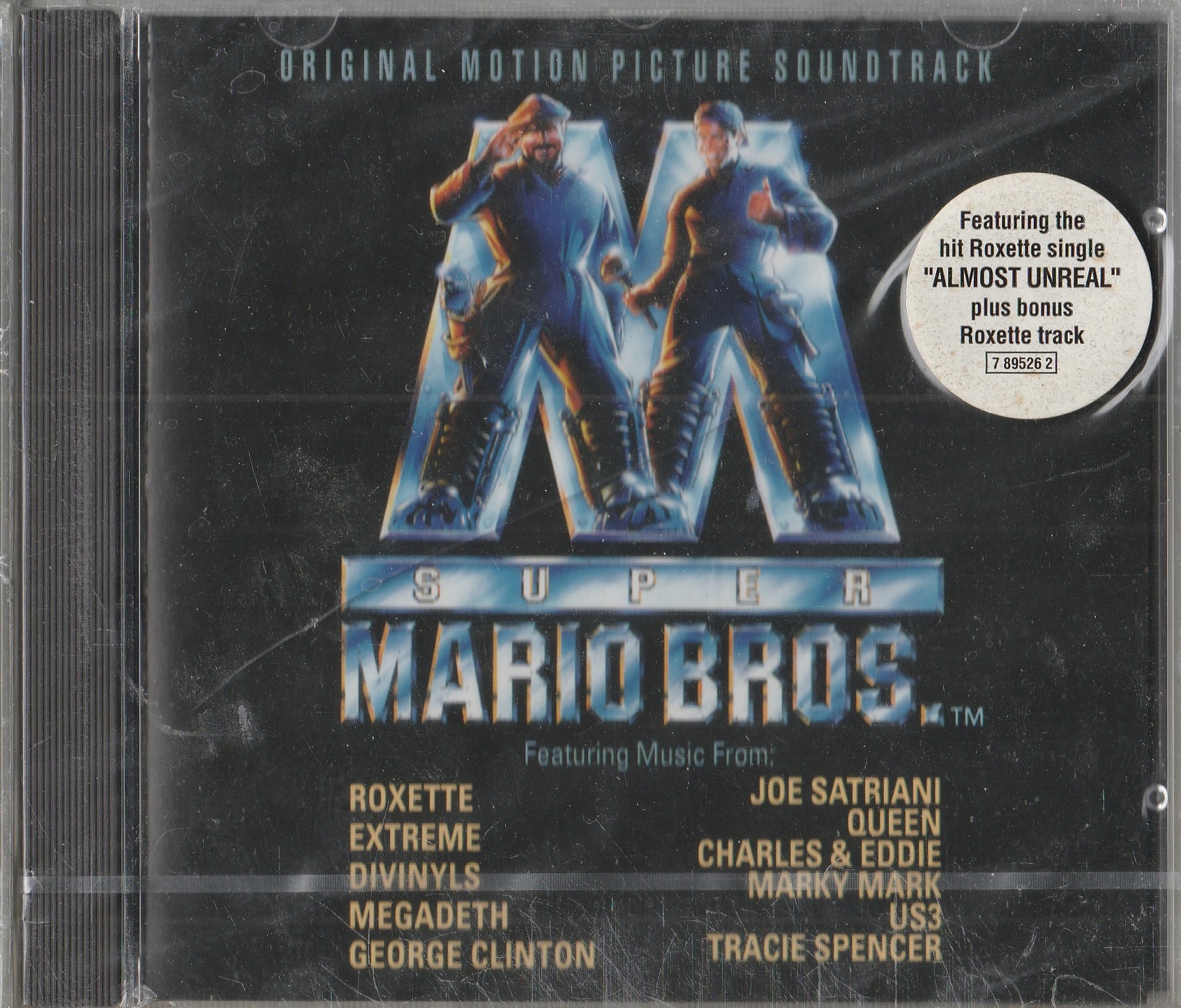 Płyta CD Super Mario Bros Soundtrack 1993 I Wydanie Nowa Folia Roxette ...