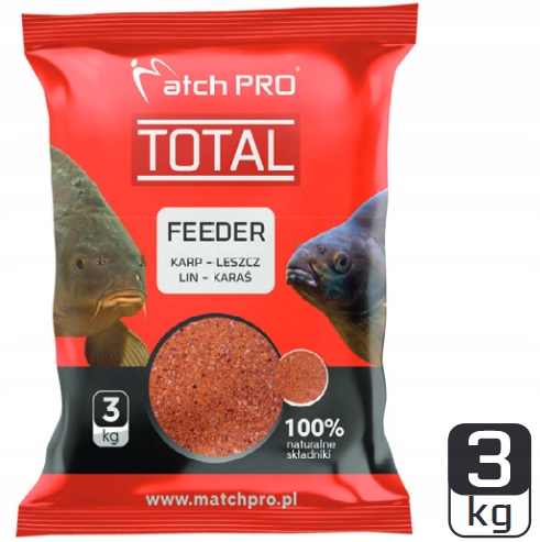 TOTAL FEEDER KARP LESZCZ LIN Zanęta MatchPro 3kg 960960 - 5902738517988 ...