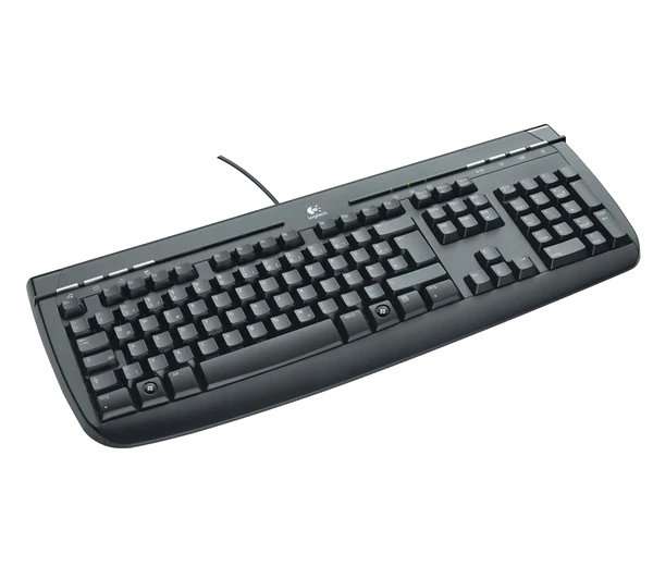 Używana Klawiatura Przewodowa Logitech 350 Czarna • Cena, Opinie - Allegro