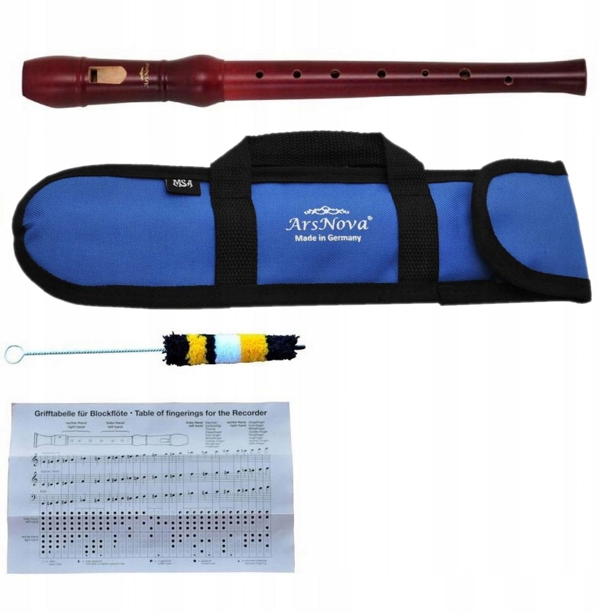 Flet prosty szkolny drewniany renesansowy ArsNova 17835076116 - Sklepy ...