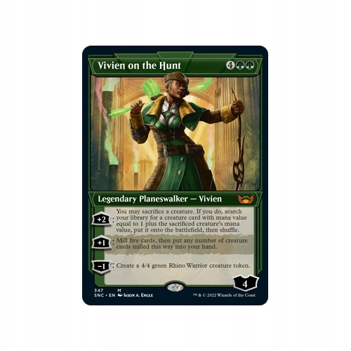 Karta Magic: The Gathering Vivien on the Hunt Wizards Of The Coast • Cena, Opinie - Allegro