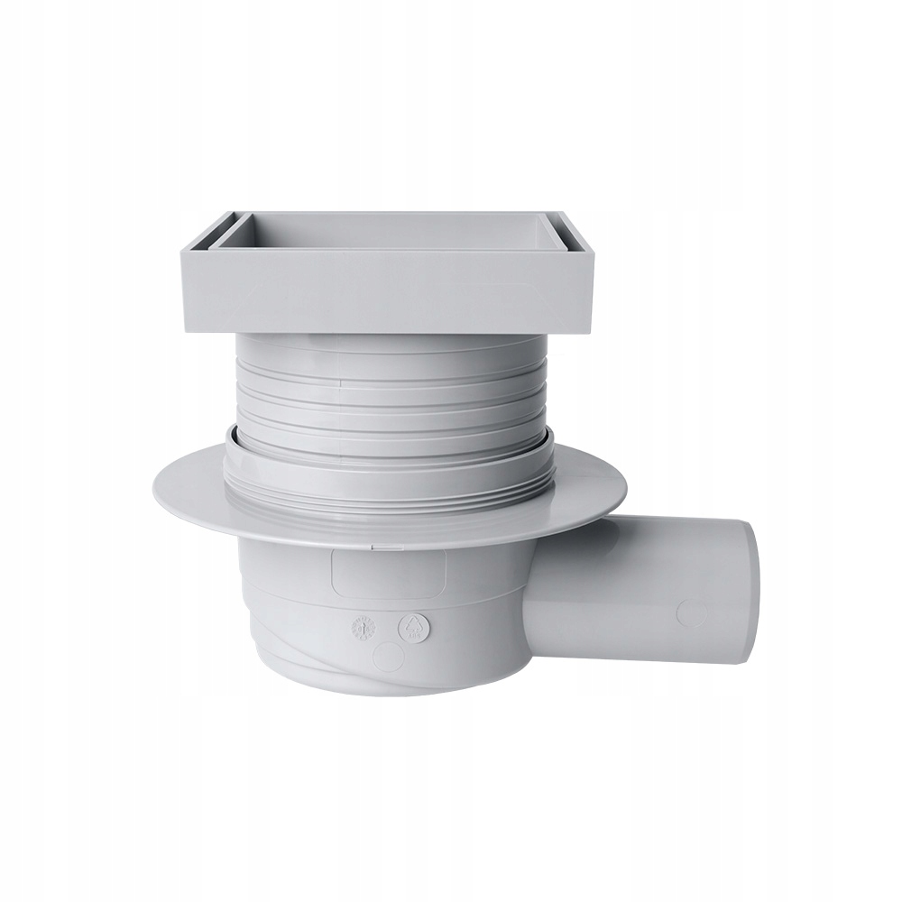 Kratka ściekowa BOCZNA POD PŁYTKĘ regulowana ANTYZAPACH syfon suchy ...