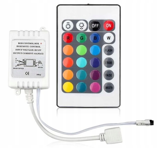 Sterownik Kontroler RGB+PILOT do taśm RGB LED 12454532310 - Allegro.pl