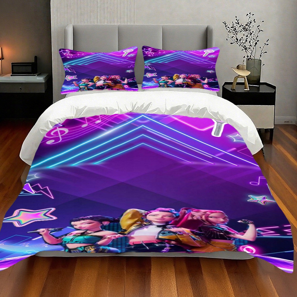 Ložní souprava KPop Demon Hunters – Neon Pop Girls Band, (6900903870318 ...