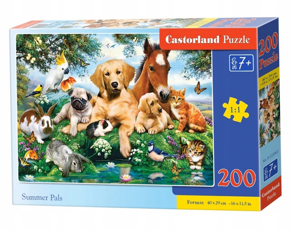 Puzzle 200 Summer Pals CASTORLAND (5904438222063) • Cena, Opinie ...
