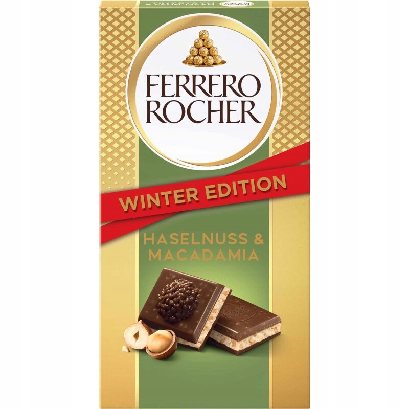 Ferrero Rocher Winter Edition – smak orzechów laskowych i makadamia 90 ...