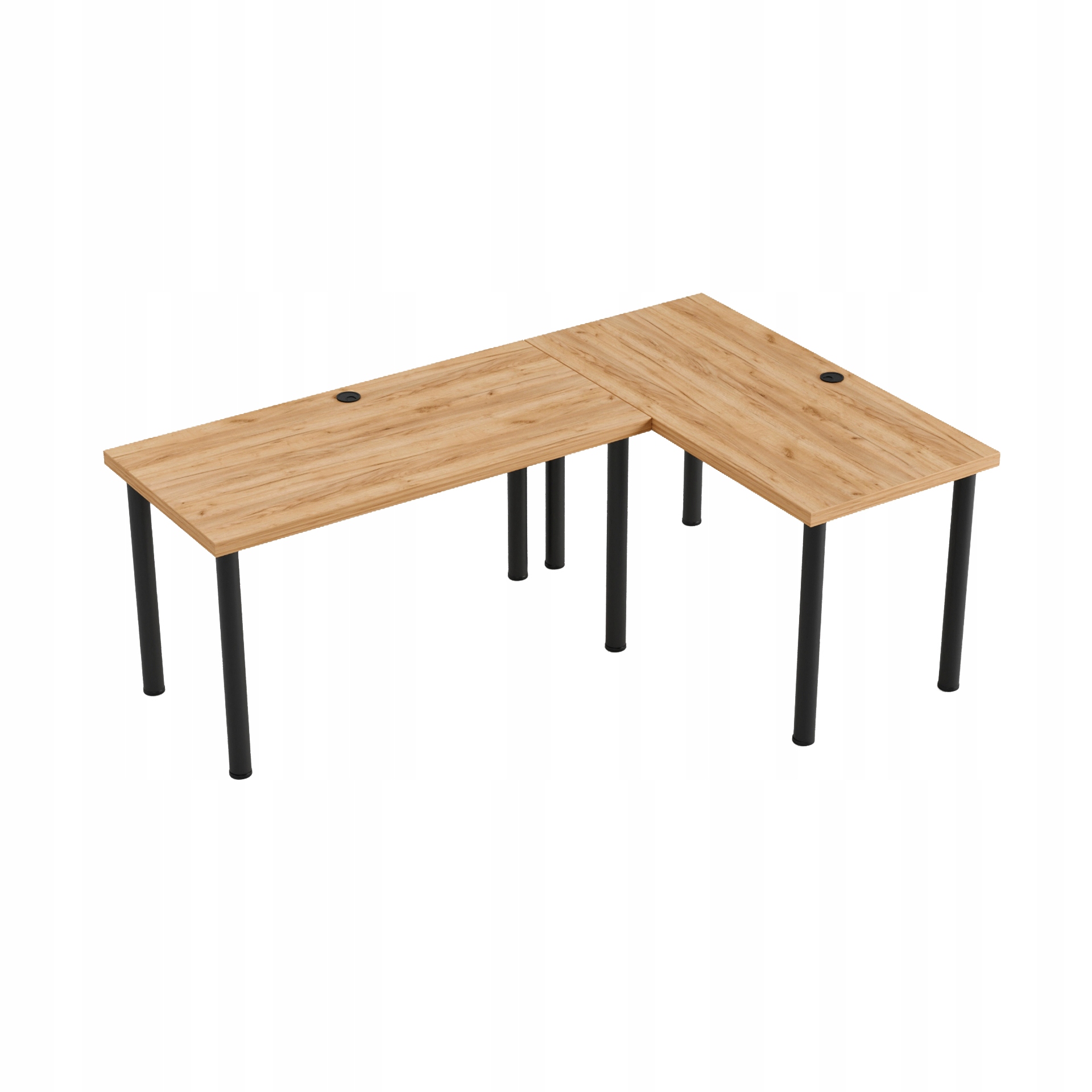 Herný Stôl Rohový dub Zlatý Craft Pre hráčov Kancelársky stôl ...