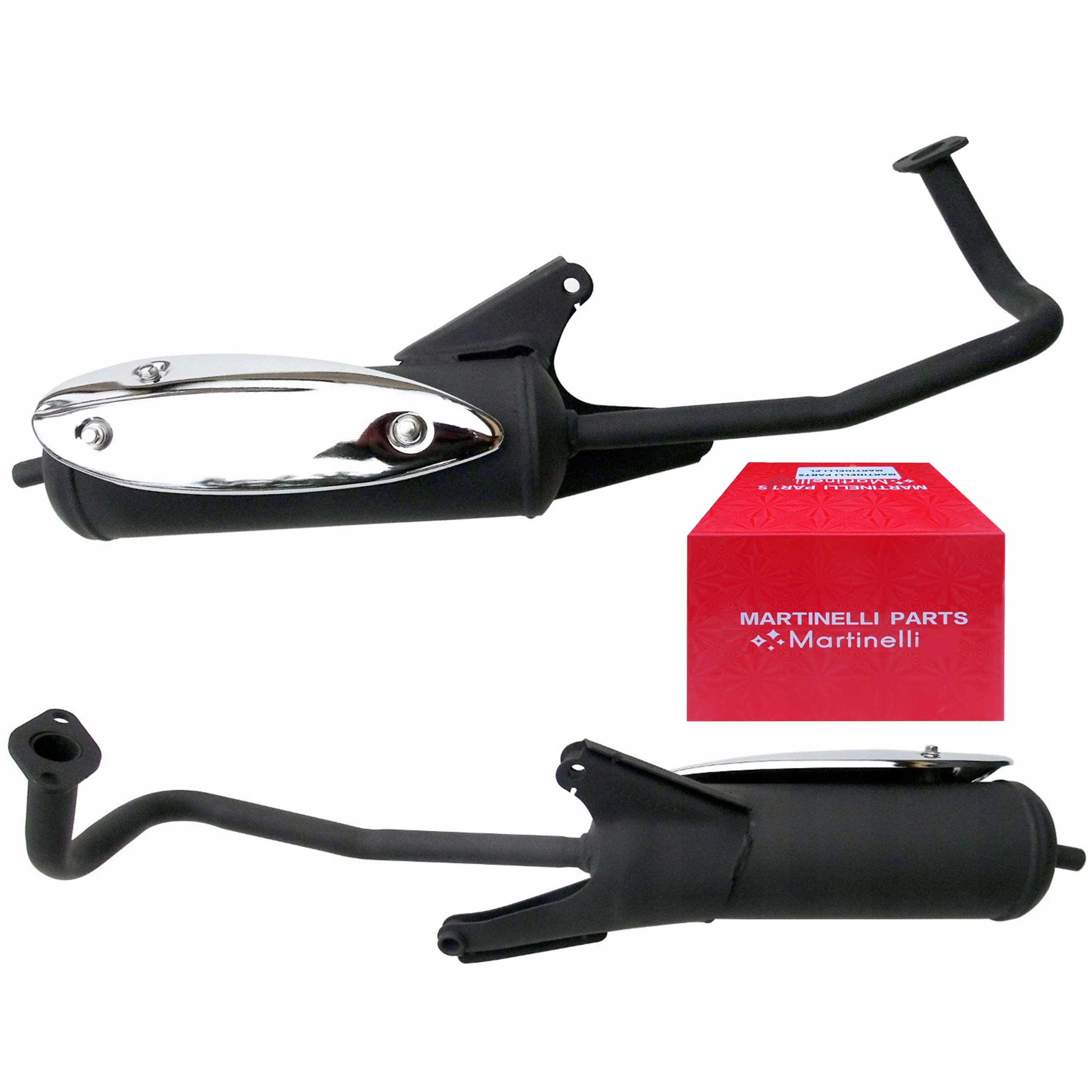 TŁUMIK WYDECH SKUTER 4T GY ZIPP ROMET KINGWAY Martinelli 5904501922197 z Popów - Allegro ...
