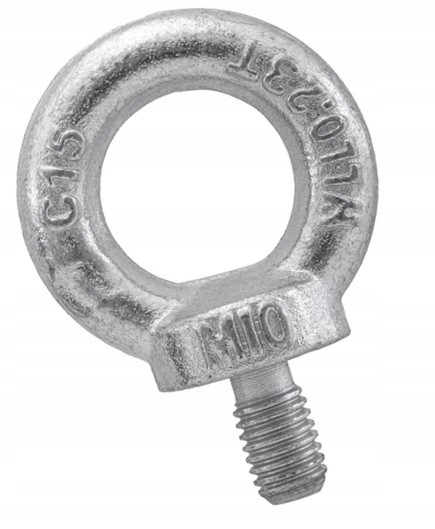 M12 ŚRUBA Z UCHEM OCZKOWA DIN 580 OCYNKOWANA HAK UCHO NAKRĘTKA • Cena, Opinie • Gwoździe, wkręty ...