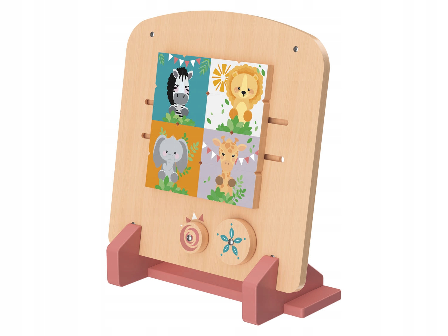 Dřevěná manipulační tabule Playtive Puzzle - Allegro