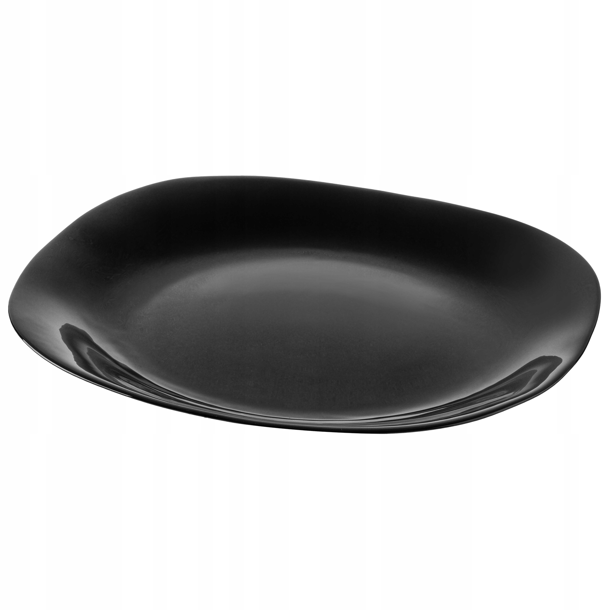 TALERZ OBIADOWY 28cm PŁYTKI CZARNY KWADRATOWY (5903699453827) • Cena ...