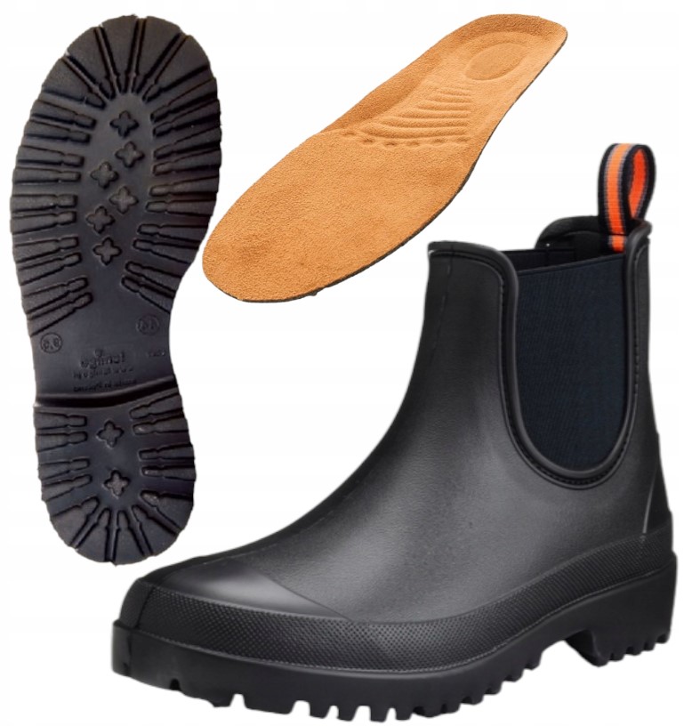 KALOSZE MĘSKIE CHUCK 41 NERO GUMOWCE SZTYBLETY KRÓTKIE (5902693450788) • Cena, Opinie • Kalosze ...