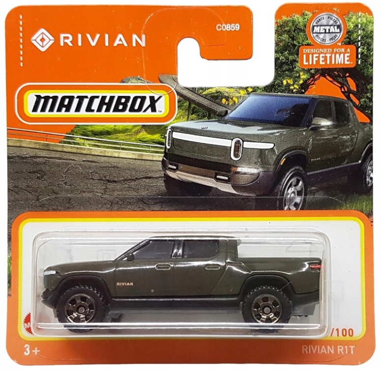 Matchbox Rivian R1T 1:64 Mattel (027084086263) • Cena, Opinie ...