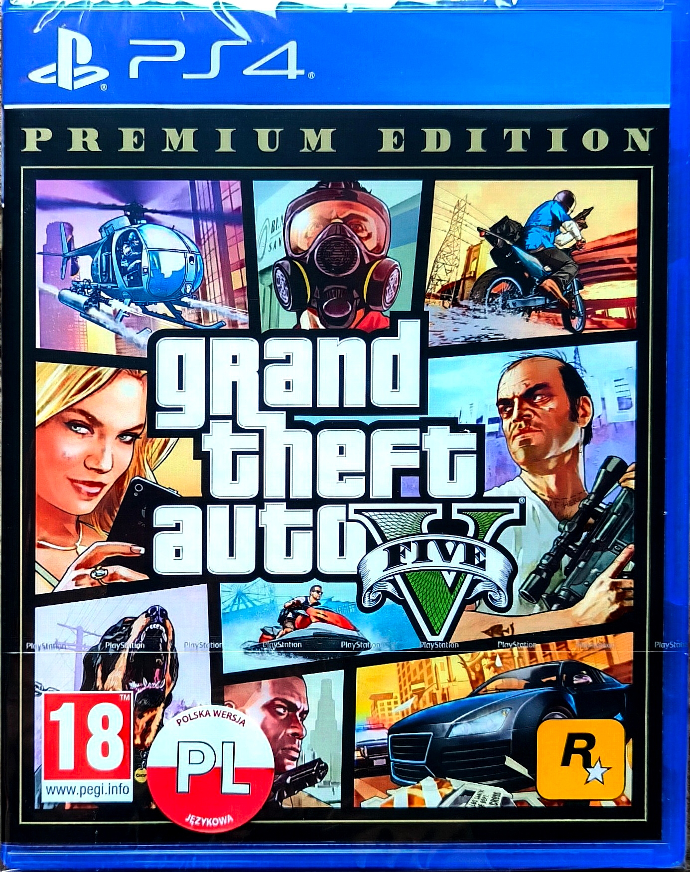 Grand Theft Auto V Premium Edition PlayStation 4 (PS4) pudełkowa - Stan ...