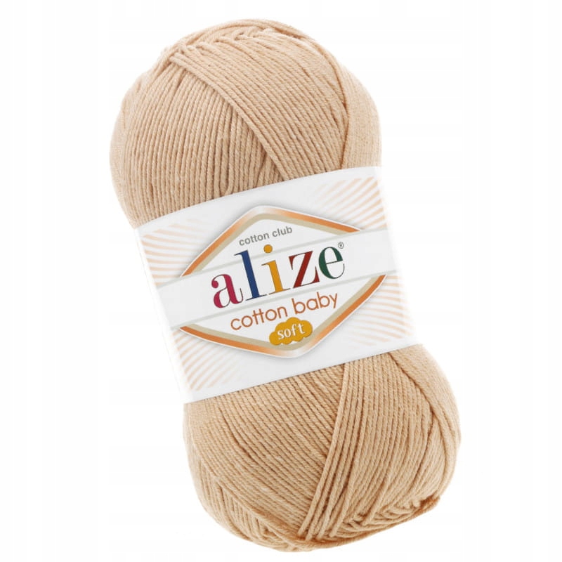Alize Cotton Baby Soft 310 Miodowy (100gr/270mt) (8697678076837) • Cena ...