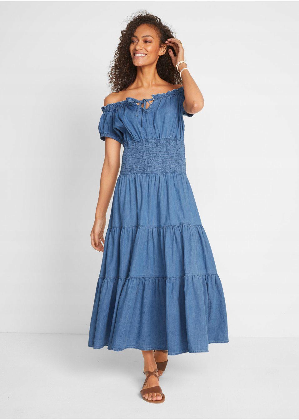 _LZ ZGG LETNIA SUKIENKA CARMEN _/ 40 • Cena, Opinie • Sukienki ...