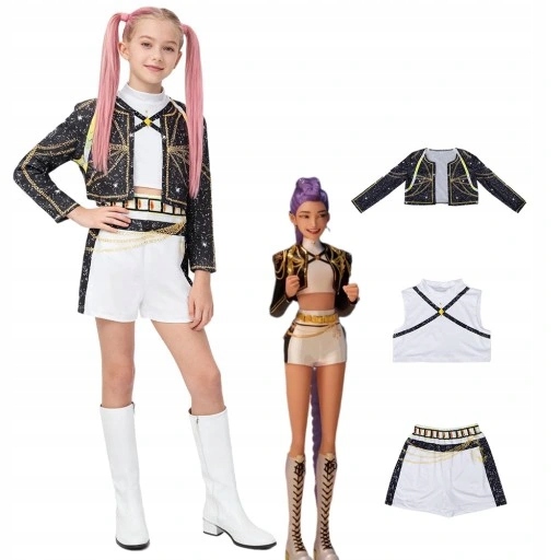 Kostium na Boże Narodzenie Łowca demonów Kpop RUMI Role Play 130cm ...