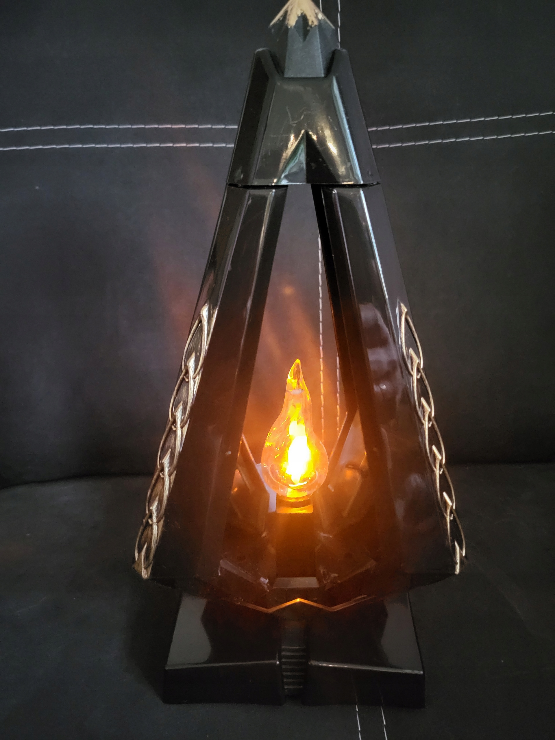 Znicz elektroniczny LED 28,5 cm - efekt płomienia, na baterie AA ...