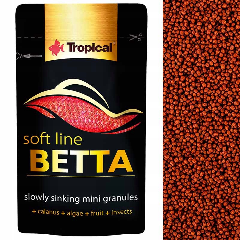 Tropical Soft Line Betta wolno tonący granulat 5g (5900469677612 ...
