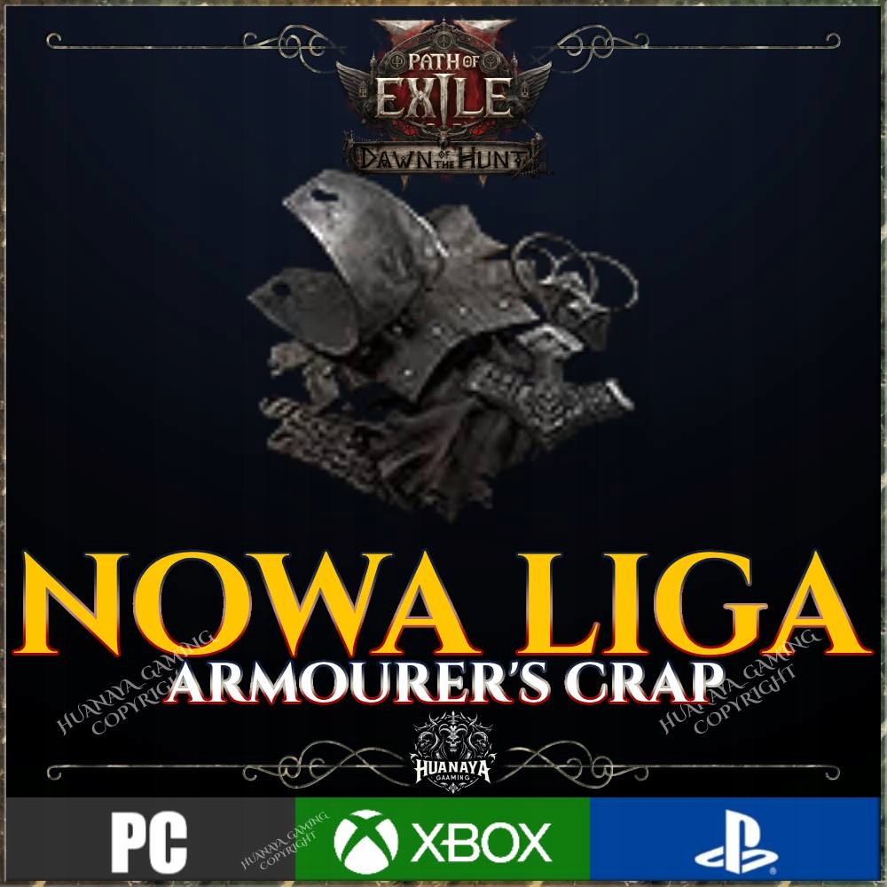 Path Of Exile 2 Armourer's Scrap 40 darab POE2 HARMADIK RENDELET ÚJ LIGA za 555.00HUF-ért - Allegro