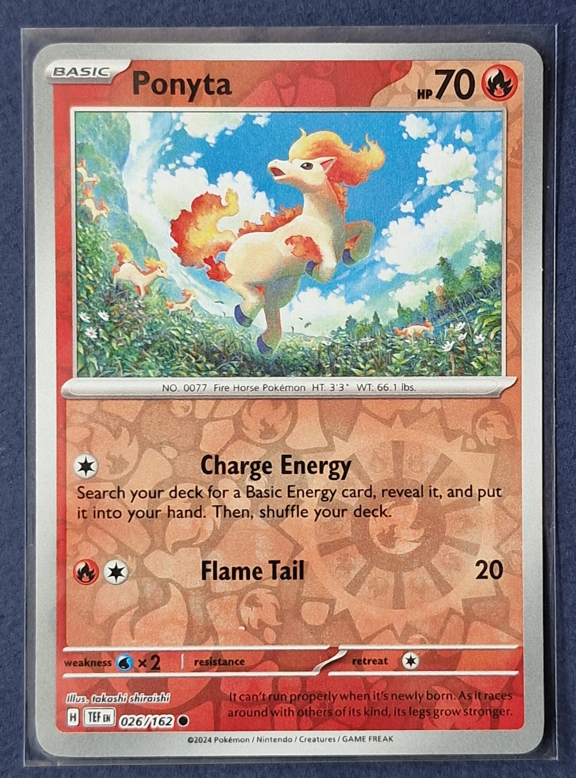Karta Pokemon TEF 026/162 Ponyta Reverse Oryginał - Stan: Nowy 4.00PLN ...
