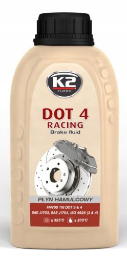 K2 DOT 4 RACING- PŁYN HAMULCOWY - 250 ml 5906534812629 za 11.33PLN z Olsztyn - Allegro ...