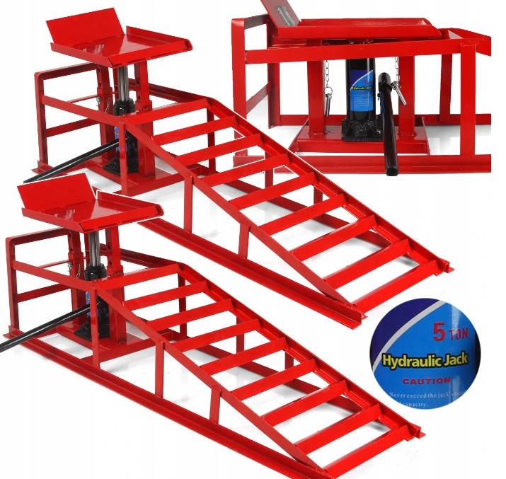 NAJAZD SAMOCHODOWY RAMPA PODJAZD PODNOŚNIK 2T 1 sztuka M80097 ...