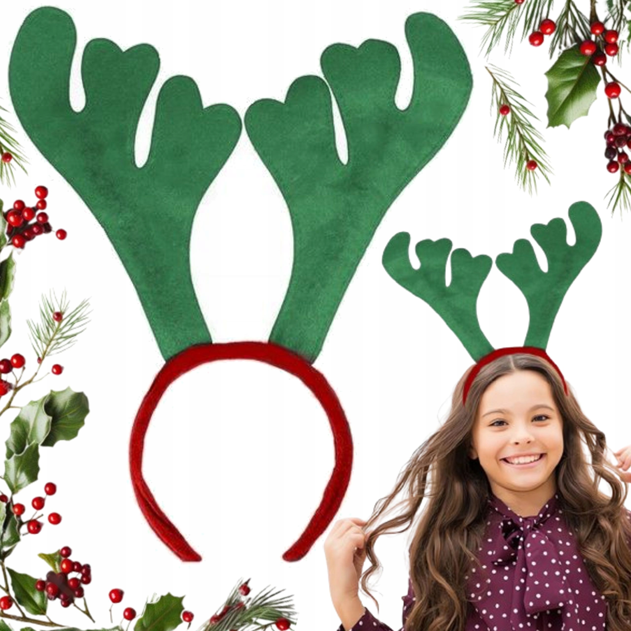 Opaska Rogi Renifera Duże - Niska cena na Allegro