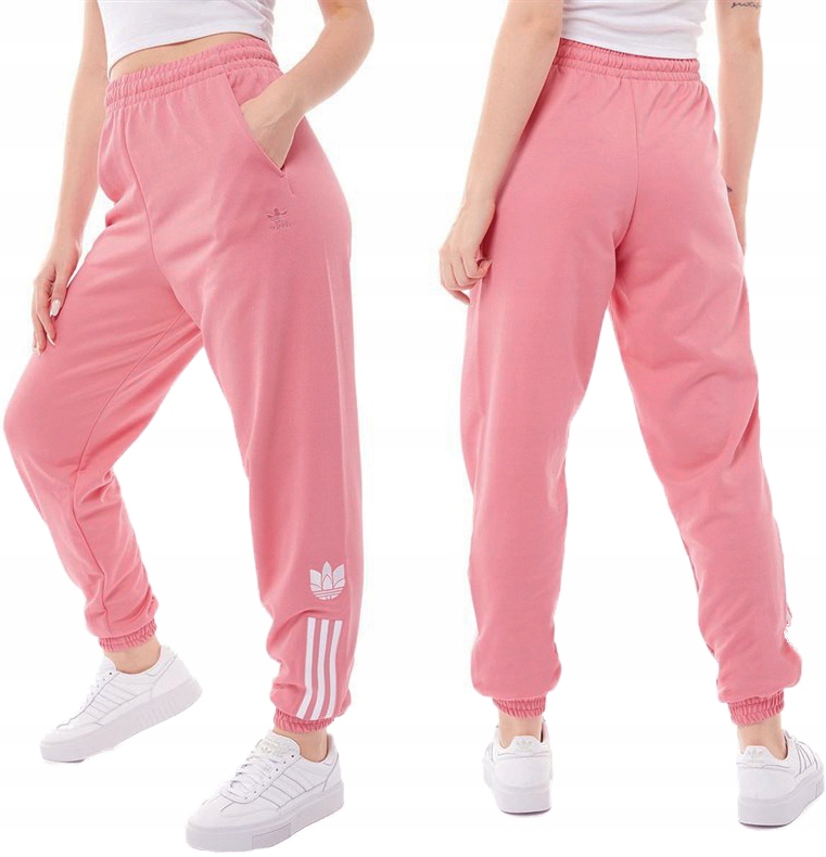 CIENKIE WYGODNE SPODNIE DRESOWE DRESY DAMSKIE SPORTOWE JOGGERY ADIDAS ...