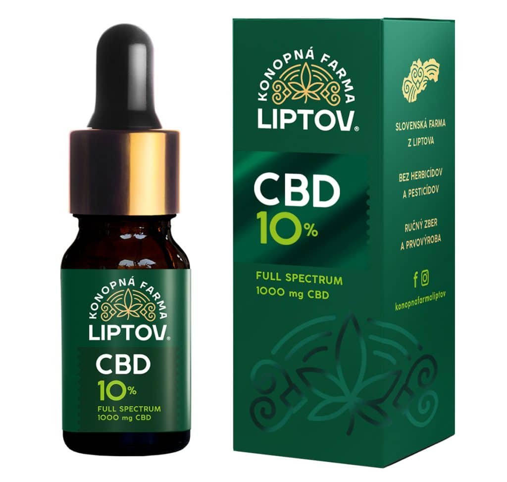 CBD olej 10 % full spectrum za 855 Kč - Allegro