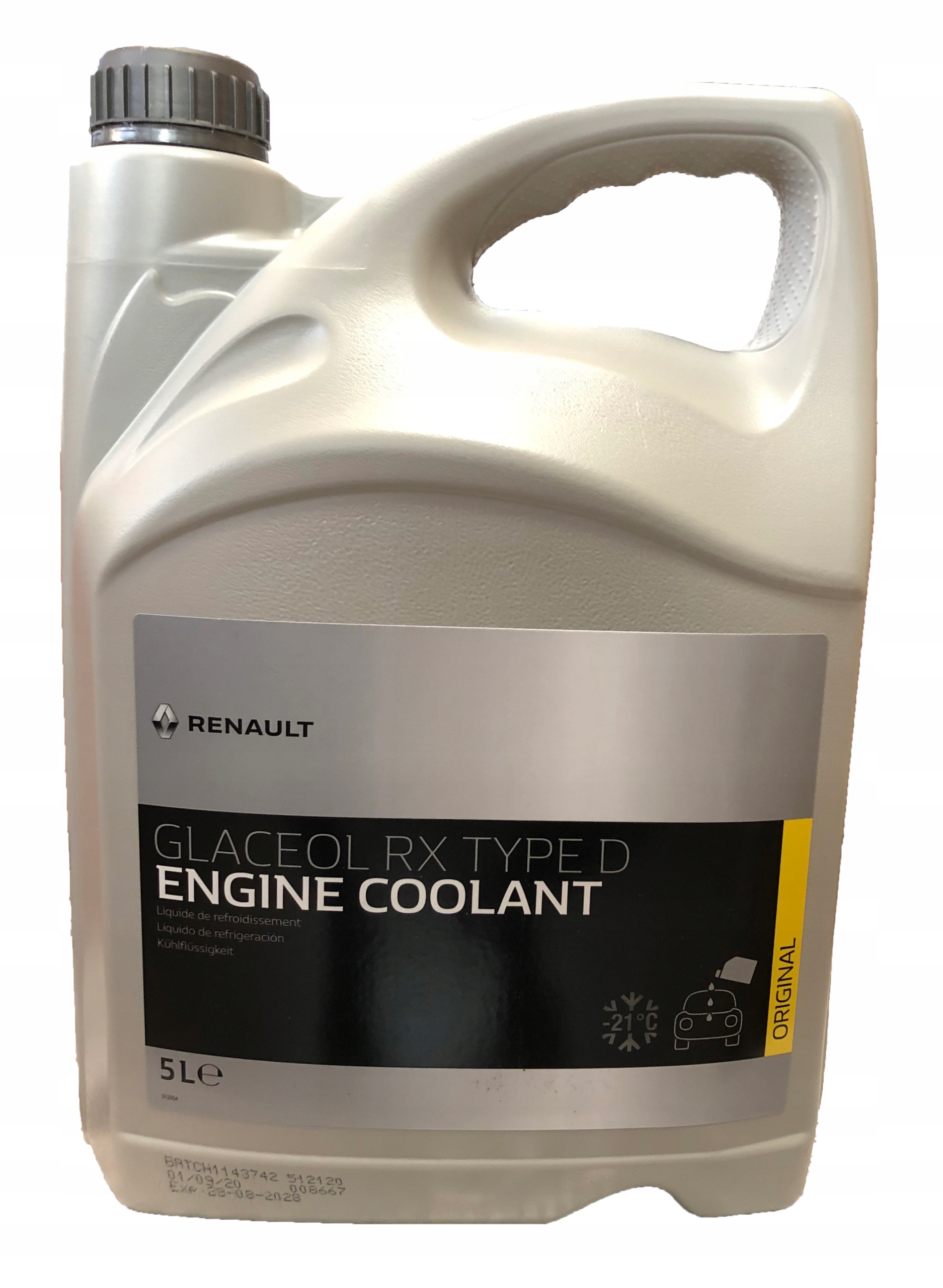 PŁYN DO CHŁODNIC RENAULT GLACEOL RX 7711428130 / 7711947051 5L ...