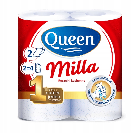 Queen MILLA Ręcznik kuchenny 2 warstwy 8x96 listki (5900168577466 ...