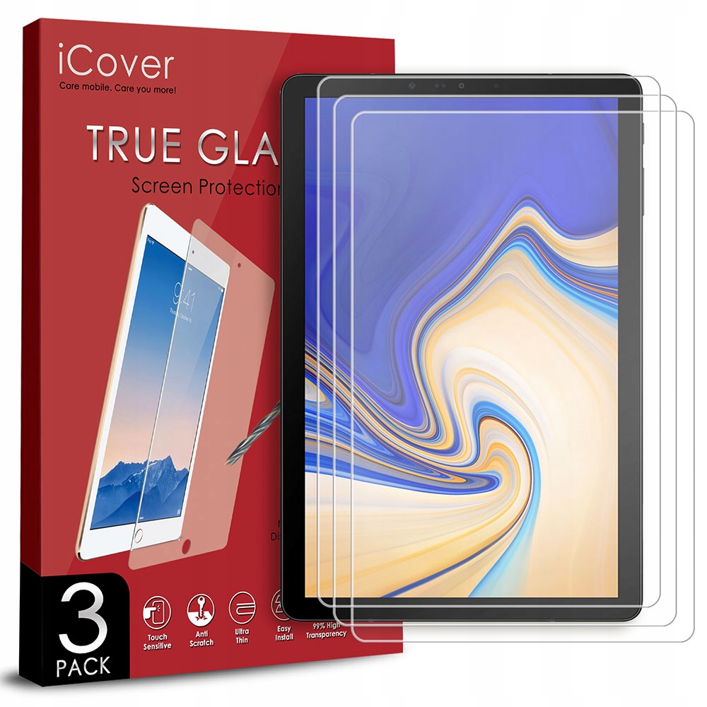 3PACK SKLO FLEXIBLE GLASS HYBRIDNÍ RYCHLÉ NA TABLET SAMSUNG TAB S4 10,5 ...