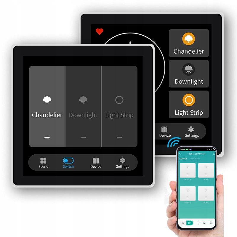 Dotykowy Panel Ekran LCD Pilot Scen Tuya Zigbee 13624446829 - Allegro.pl Dotykowy Panel Ekran LCD Pilot Scen Tuya Zigbee 13624446829 - Allegro.pl