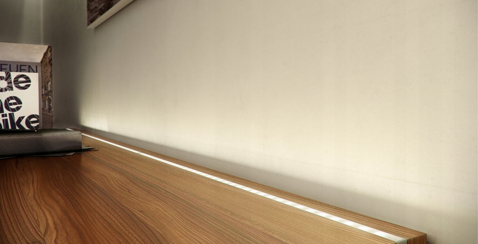 Taśma LED listwa COB 12V 1 Metr Linia LED NEON Zimny Energooszczedna ...