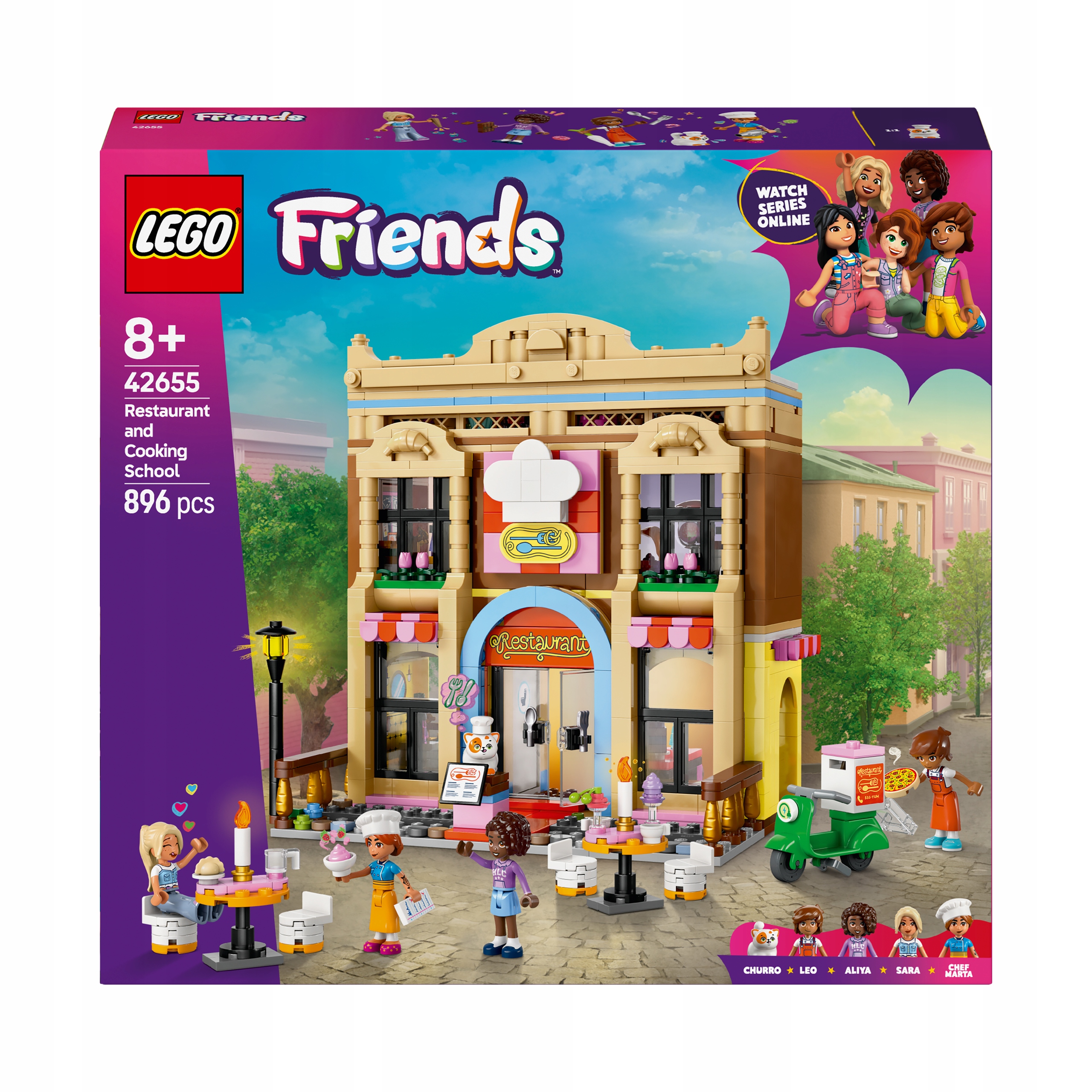 LEGO Friends Restauracja i szkoła gotowania 42655 (5702017815237 ...