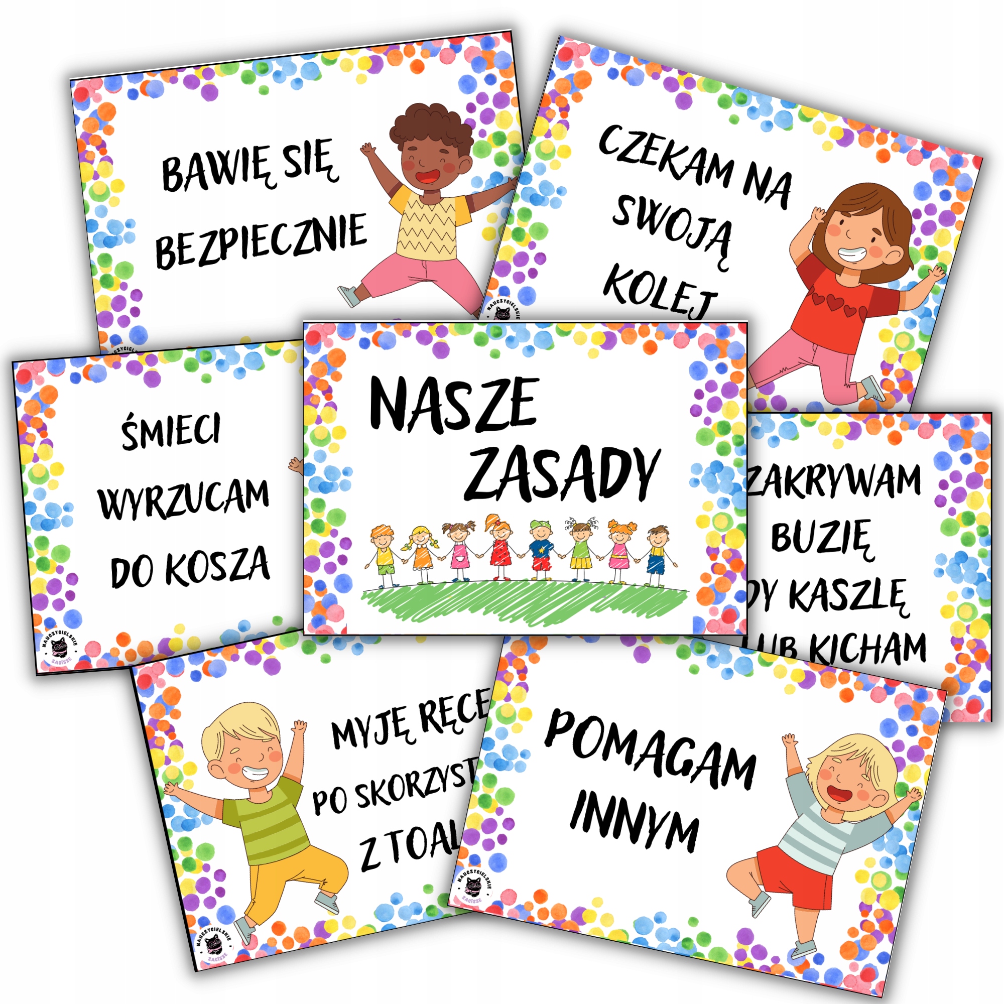 NASZE ZASADY Kodeks dla dzieci A5 16 plansz (13929529318) | Podręcznik ...