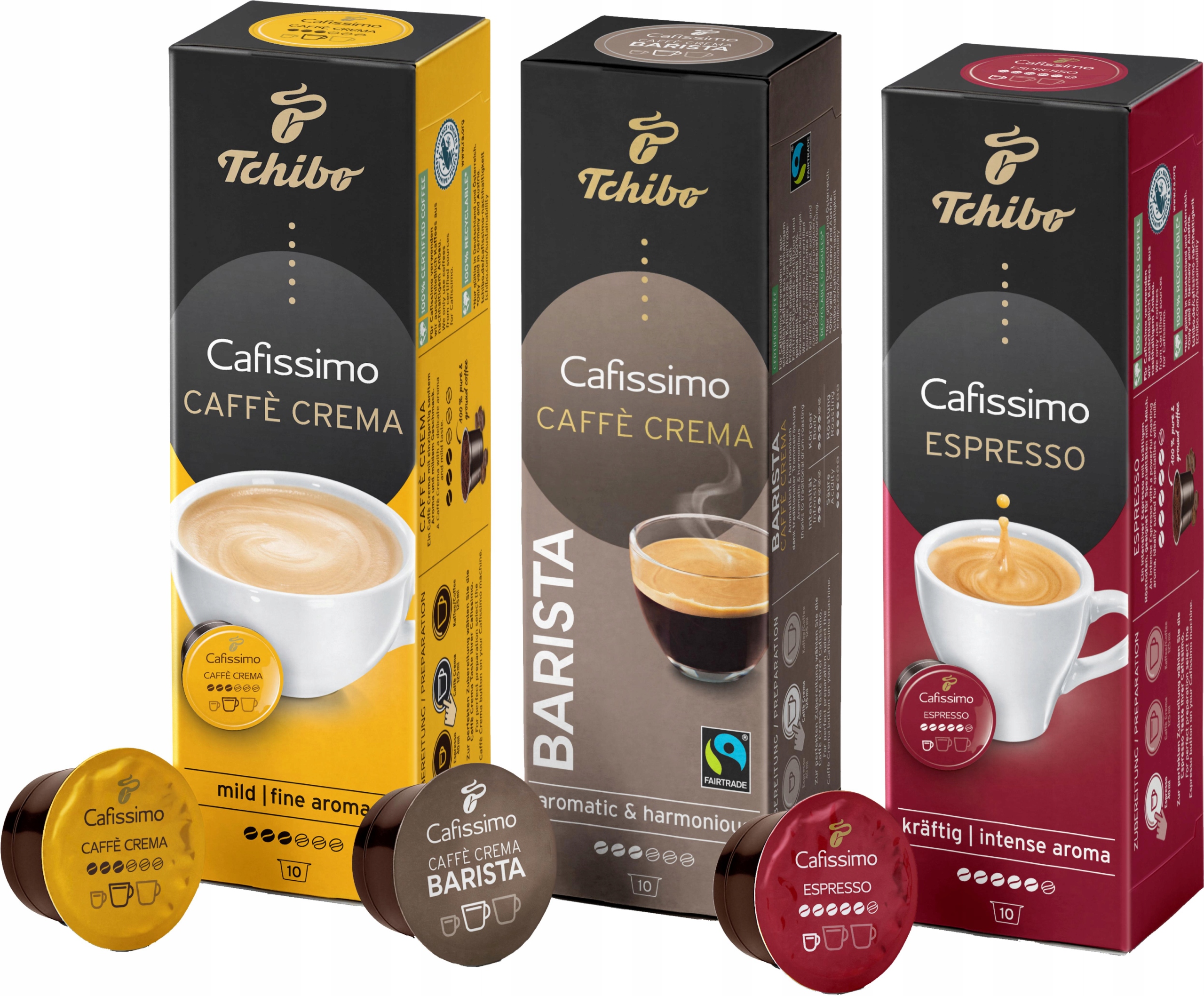 KAPSUŁKI TCHIBO CAFISSIMO ZESTAW 30 MIX CLASSIC (5905351030605) • Cena ...