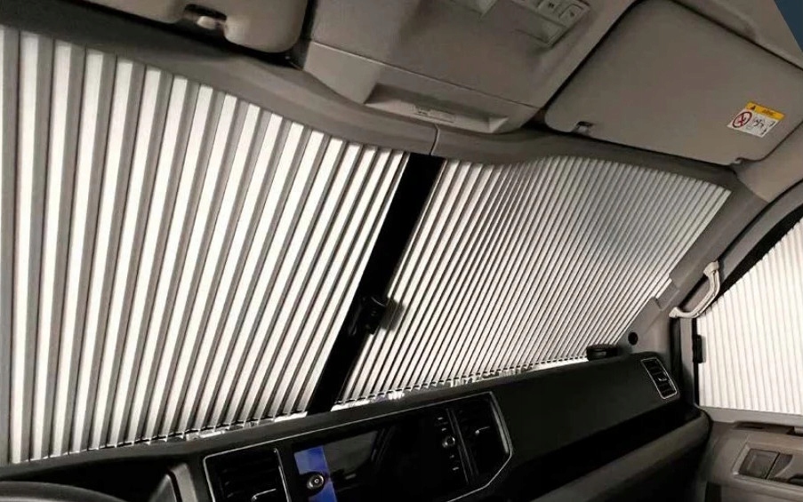 ROLETY ZÁCLONKY PŘEDNÍ REMIS VW CRAFTER MAN TGE S HORNÍ ÚLOŽNOU ...