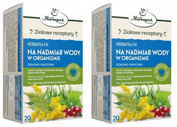 Herbatka Fix Na Nadmiar Wody W Organizmie Herbapol Kraków 20x2 g (5903850020394) • Cena, Opinie ...