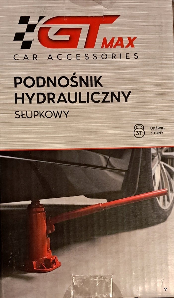 Podnośnik GTMAX 3Tony Słupkowy - Bezawaryjny, Mobilny, Zawór ...