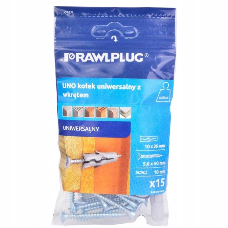 Wkręty uniwersalny Rawlplug 10 x 36 mm 0,1 kg / 15 szt. (5906675202525 ...