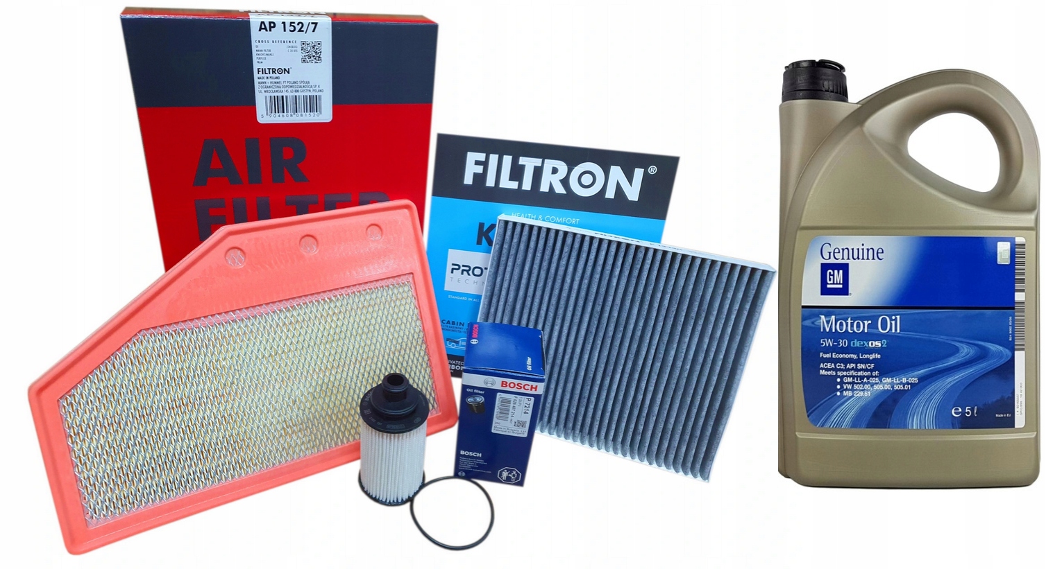 ZESTAW FILTRÓW + OLEJ GM OPEL INSIGNIA B 2,0 CDTI 4047026219807 za 338 ...