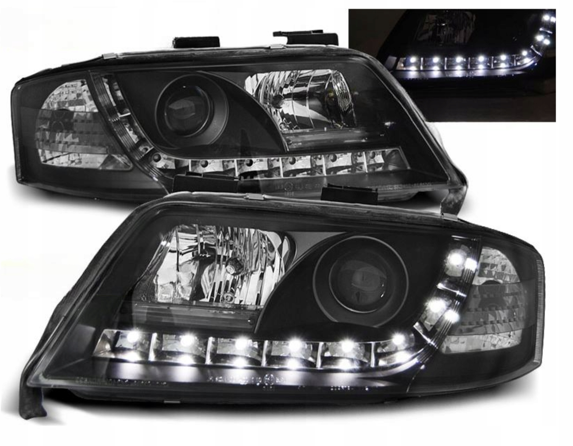 Reflektory Lampy AUDI A6 C5 4B Od 1997 Do 2001 LED DAYLINE Żarówki GRATIS za 1299.00PLN z ...