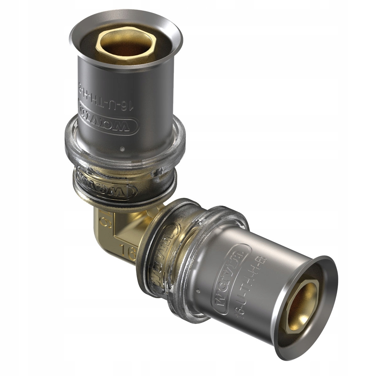 Kolano 20x20 kolanko PEX ALUPEX Zaciskane M5 Wavin (4026294897320 ...