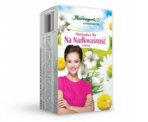NA NADKWAŚNOŚĆ herbatka fix 20x2g / Herbapol (5903850013976) • Cena, Opinie • Herbata ziołowa ...