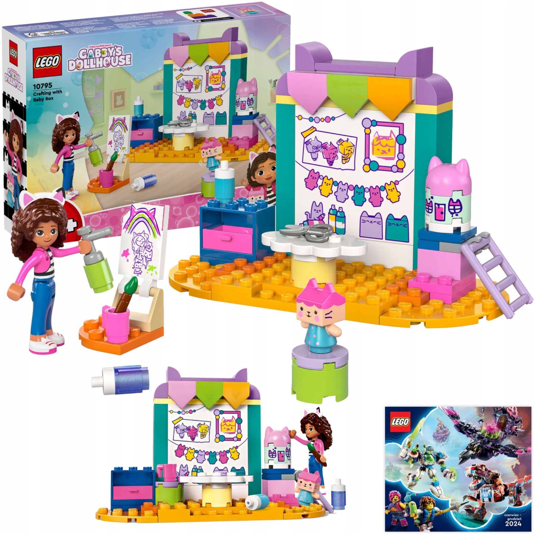 LEGO Koci domek Gabi 10795 Prace ręczne z Tekturzątkiem kot ...