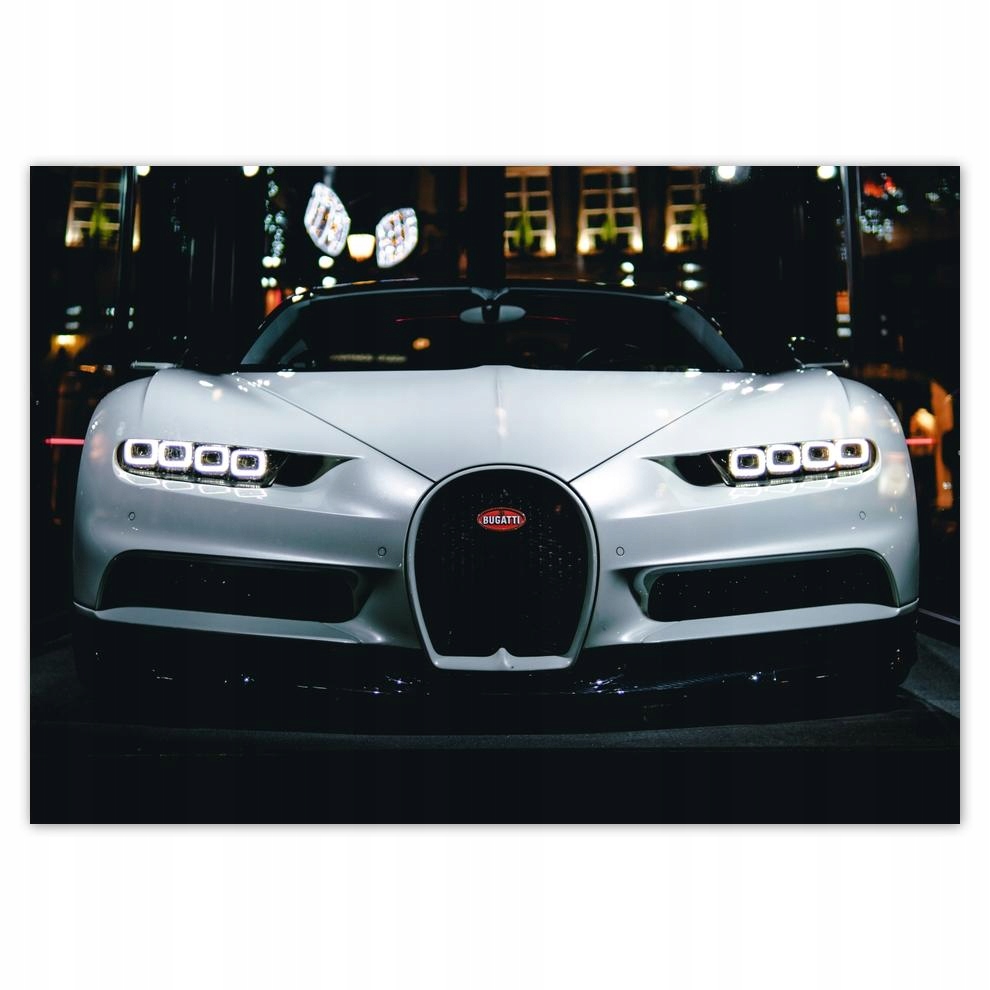 Naklejki Plakaty A0 POZIOM Bugatti Samochód Auto • Cena, Opinie - Allegro