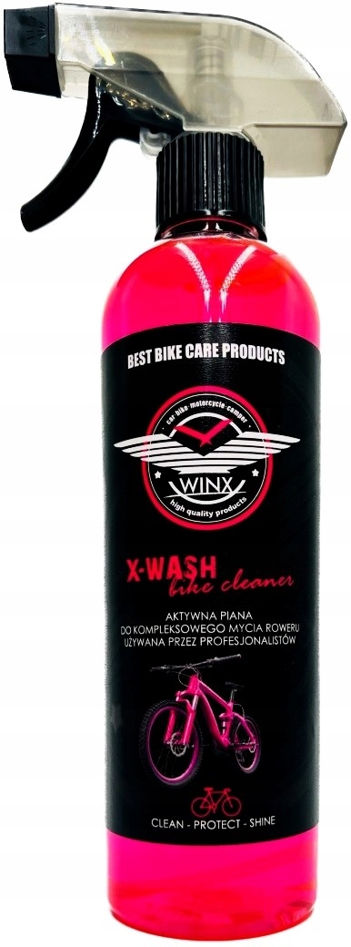 WINX X-WASH Aktywna piana do mycia roweru 500 ml - 5904988130337 - 16356667517 - Allegro