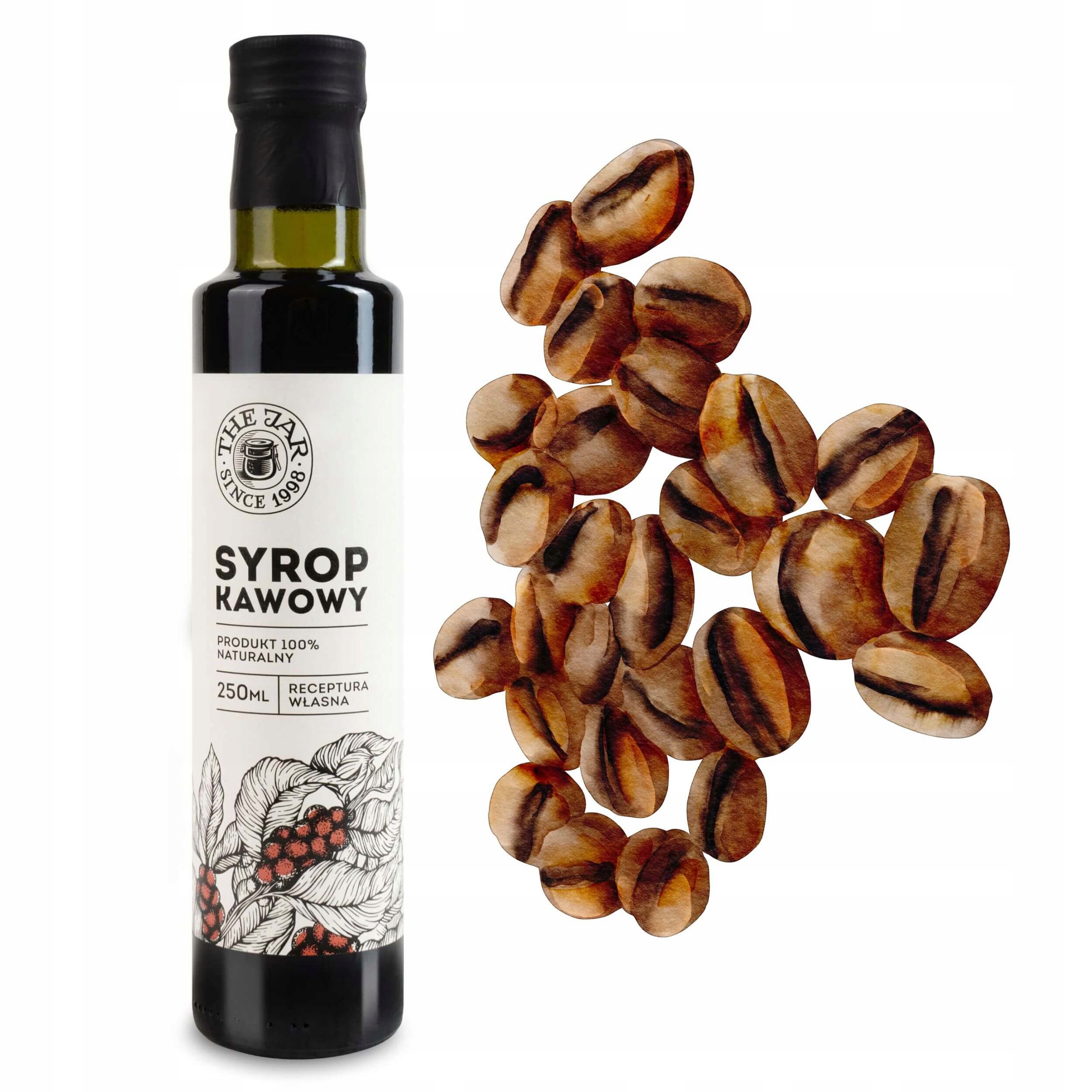Syrop KAWOWY The Jar 250 ml cukier trzcinowy (5904224889906) • Cena ...